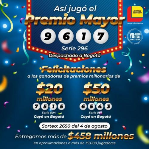 Lotería De Bogotá Y Quindío Vea Aquí Los Resultados Y Secos Qué Jugó